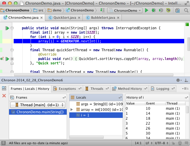 尝试使用Intellij Idea 13.1 EAP |的Chronon调试器|Intellij创意博客 - BOB体育官方APP下载