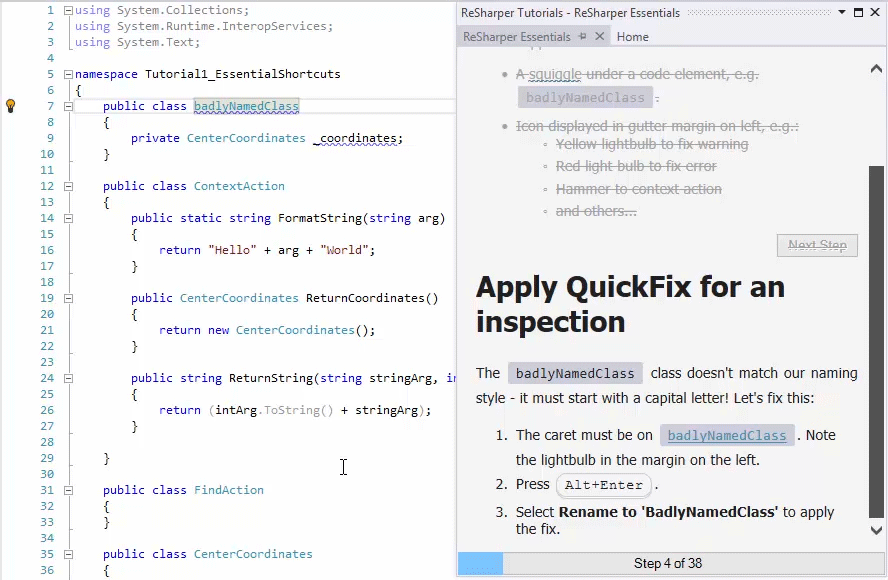 ReSharper交互式教程| .NET工具博客 - BOB体育官方APP下载