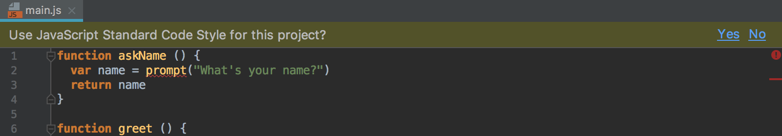 使用JavaScript标准样式|WebStorm博客 - BOB体育官方APP下载