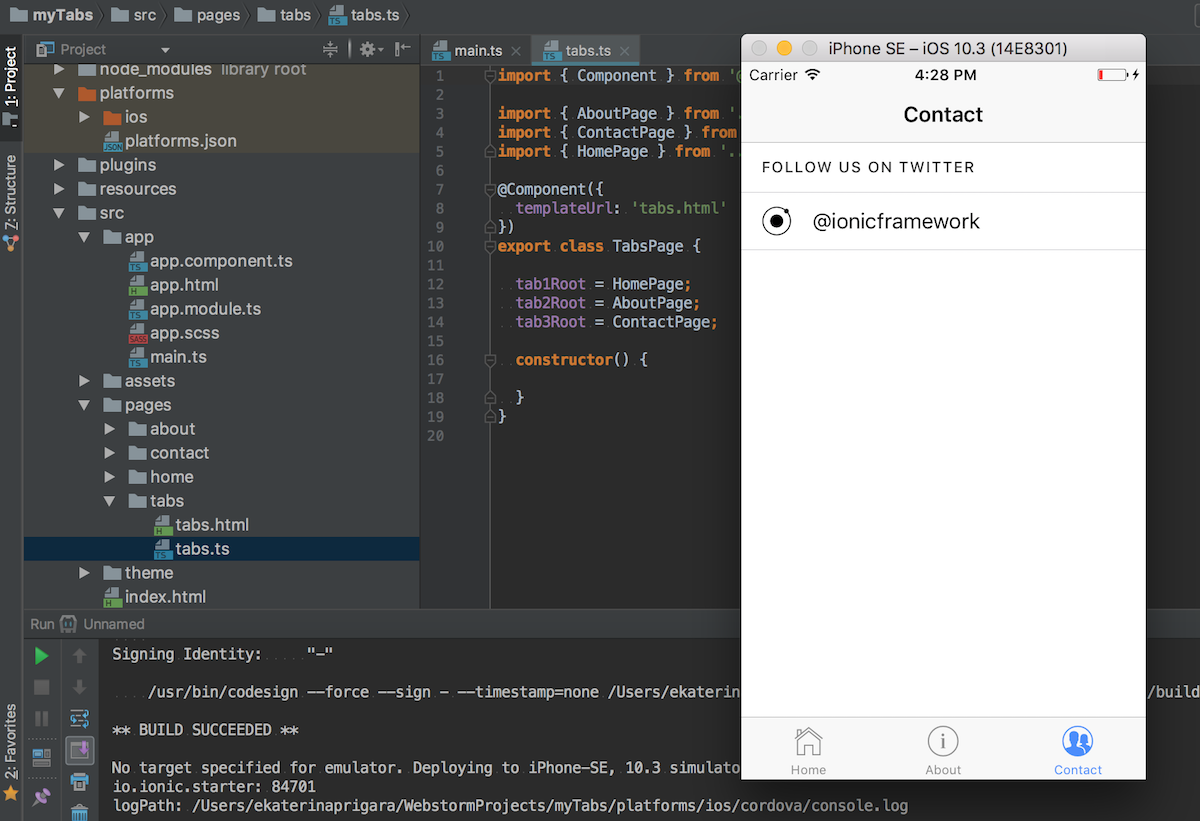 开发离子应用程序在webstorm Webstorm博客 Bob体育官方app下载