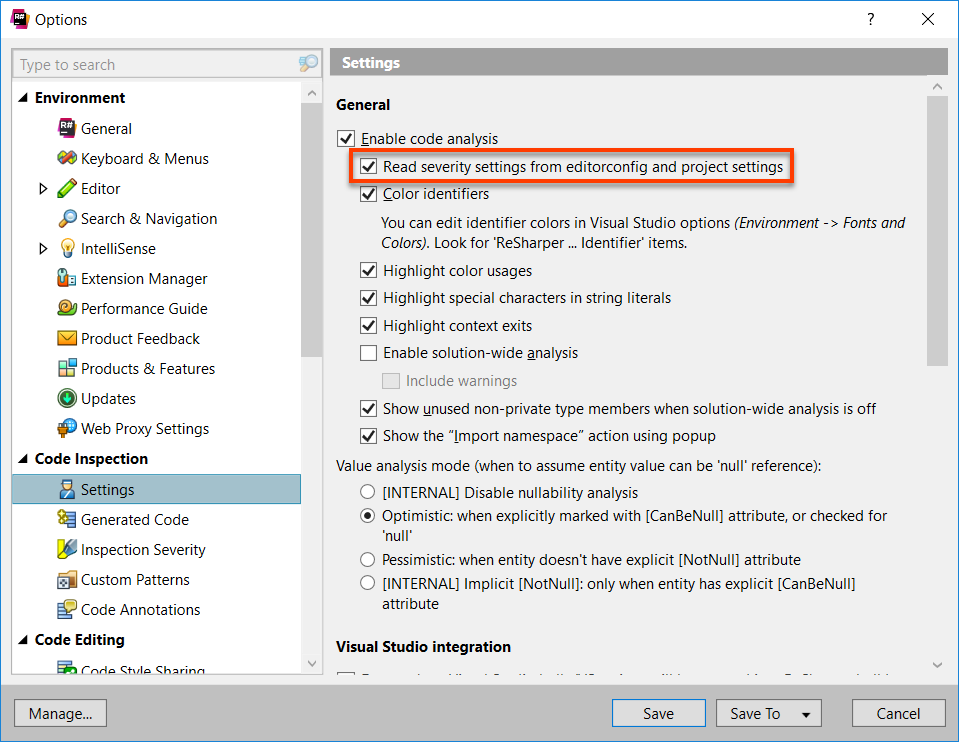 使用EditorConfig | .NET Tools博客配置检查级别 - BOB体育官方APP下载