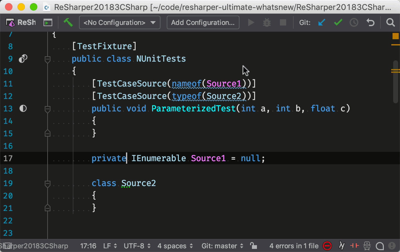 单元测试收到ReSharper和Rider 2018.3 EAP |的重大更新。net Tools博客 - BOB体育官方APP下载