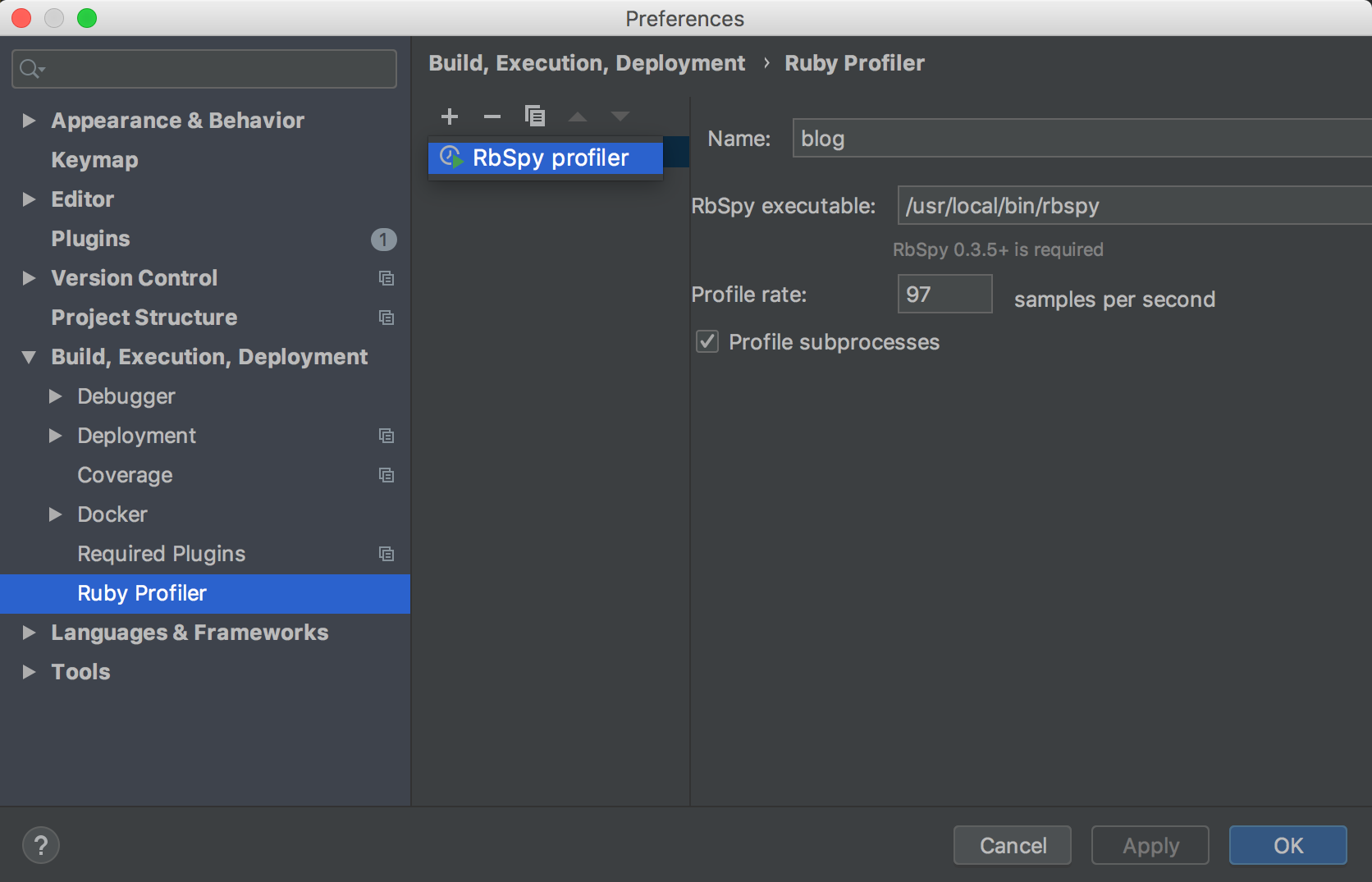 在RubyMine中使用rbspy配置Ruby和Rails应用 - BOB体育官方APP下载