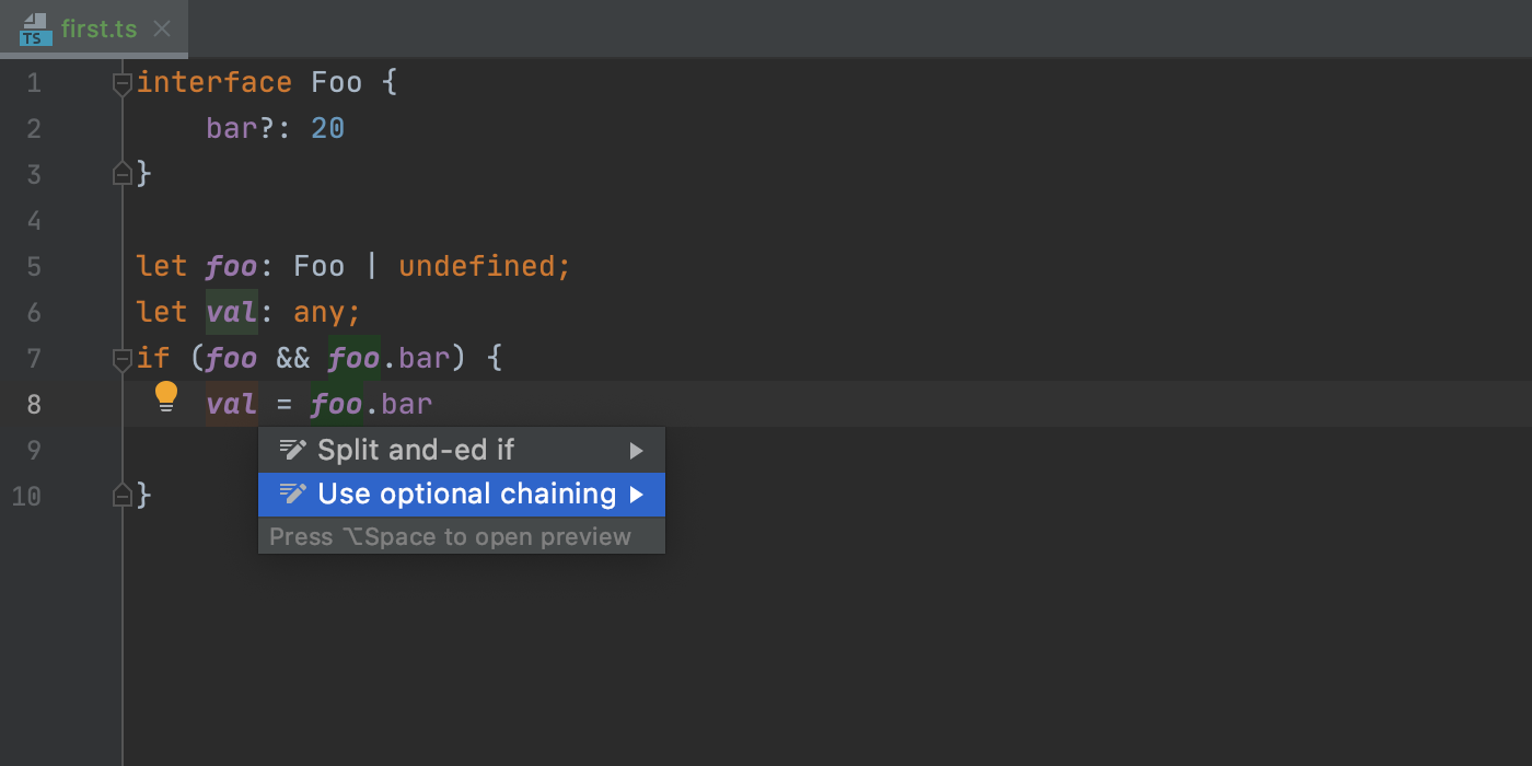 WebStorm 2020.2 Beta 2：对Nuxt.js的支持，JavaScript和TypeScript的新意图| WebStorm博客 - BOB体育官方APP下载