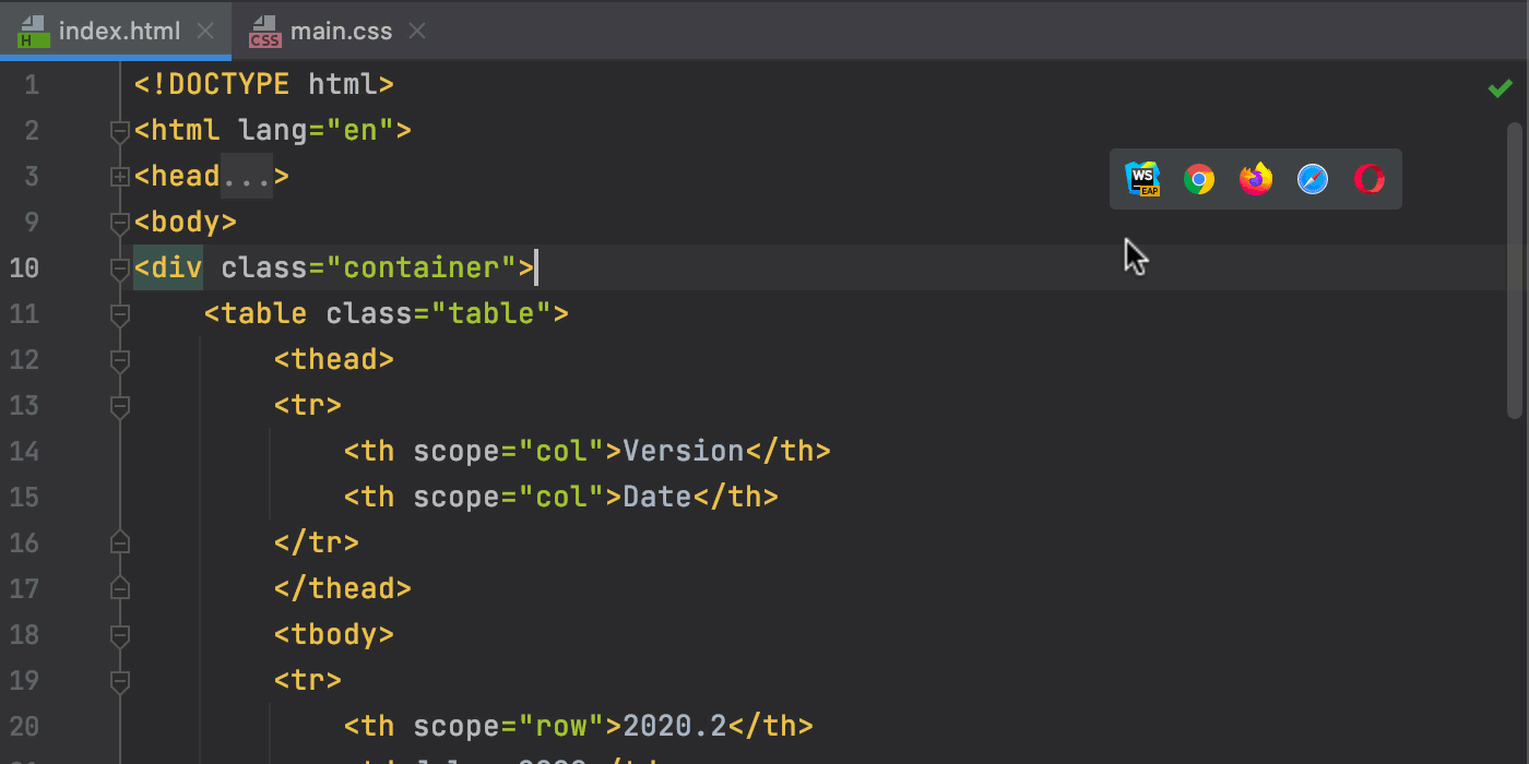 WebStorm 2021.1: intelligent Code Completion for JavaScript and TypeScript, HTML Preview, and ...