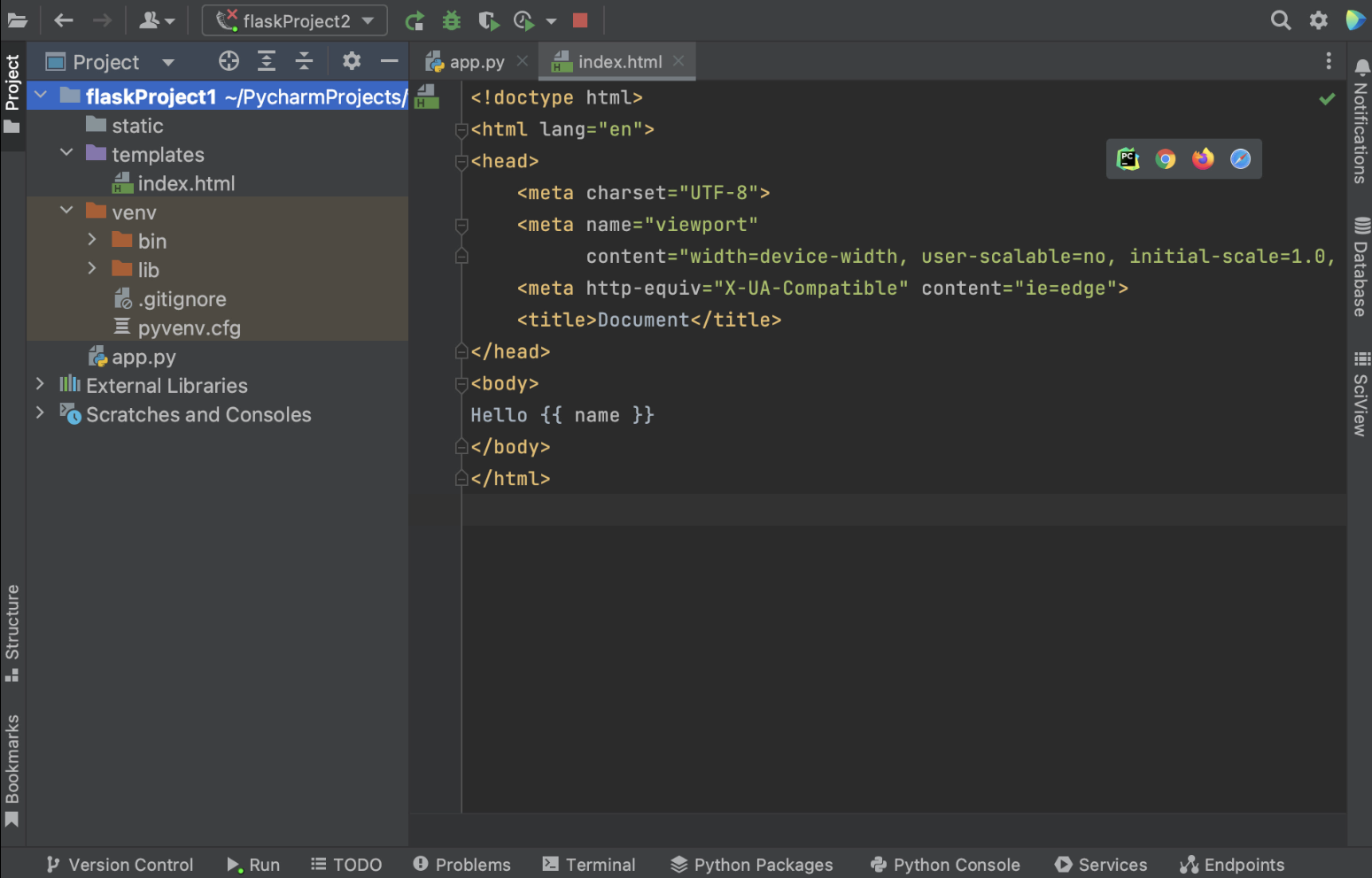 Flask튜토리얼:PyCharm에서Flask애플리케이션만들기| PyCharm博客 - BOB体育官方APP下载